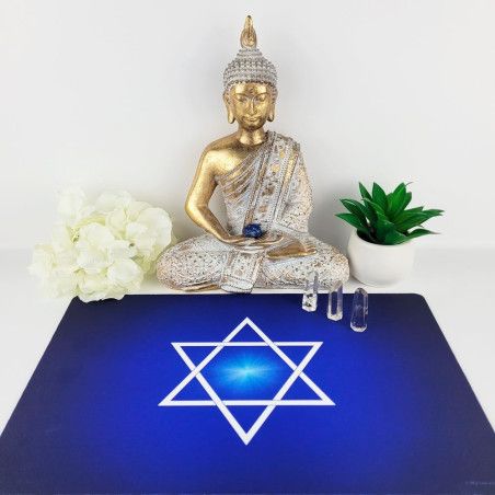 Indigo Seal of Solomon harmonization mat