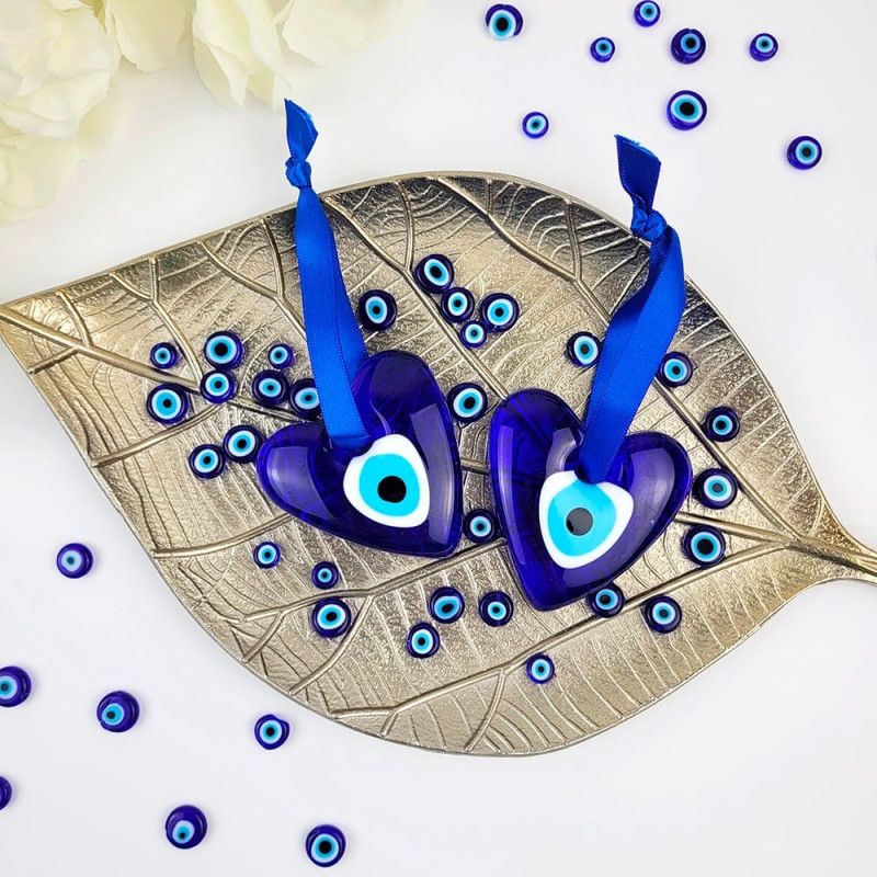 Discover the heart-shaped blue evil eye: Love, Protection and Elegance